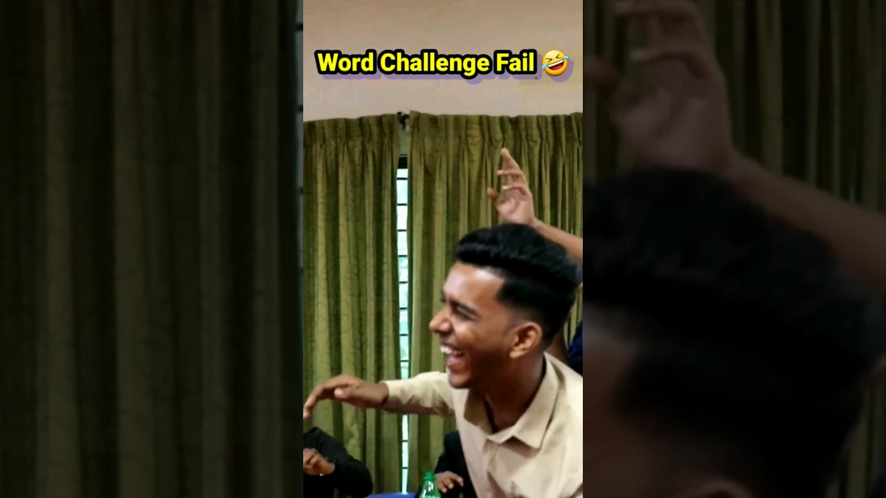 Word Challenge Fail 🤣😚 #wordchallenge #trynottolaugh #shorts - YouTube