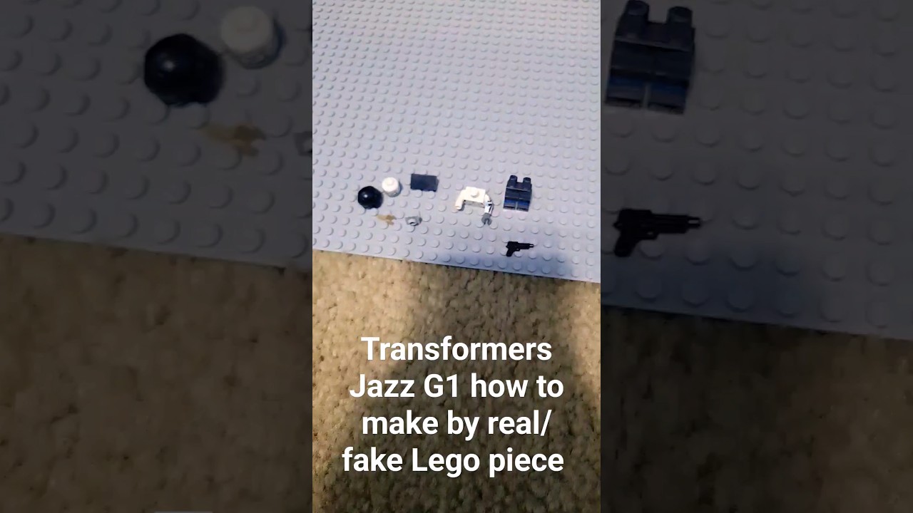 #customminifigure how to make G1 Jazz from transformers in minifigure ...