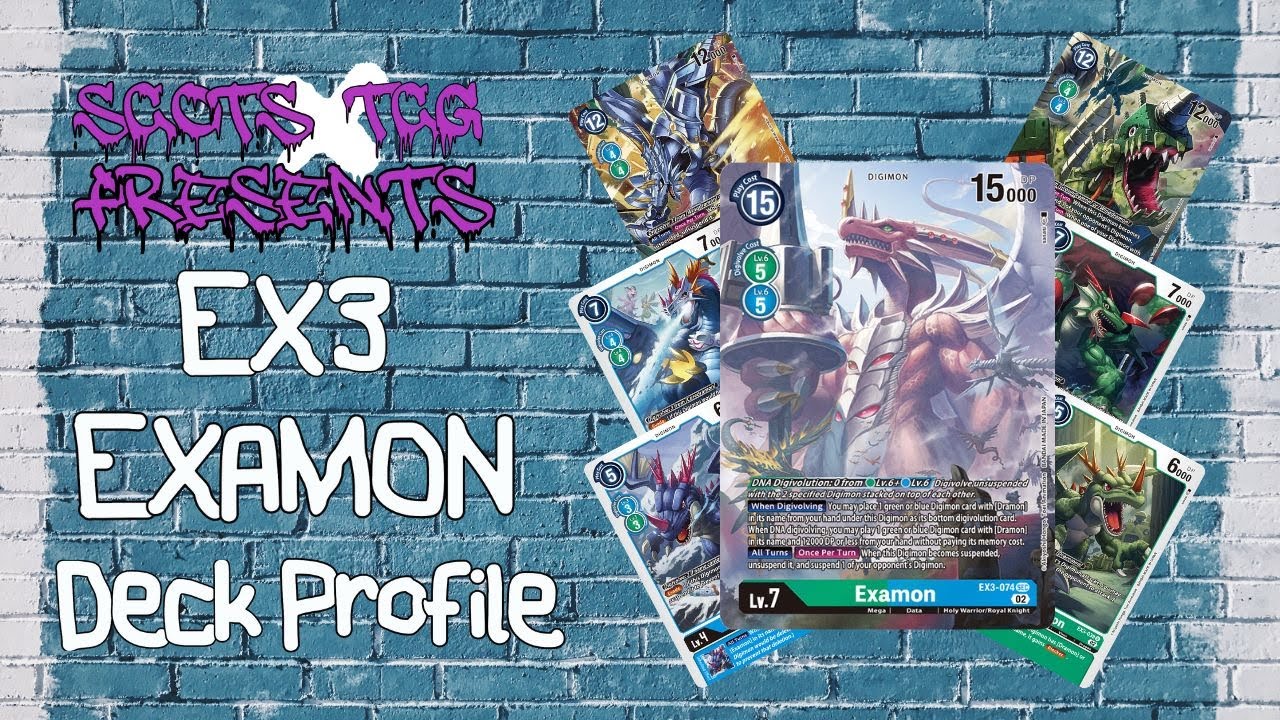 Examon! - EX3 Digital Deck Profile - Digimon Card Game - YouTube