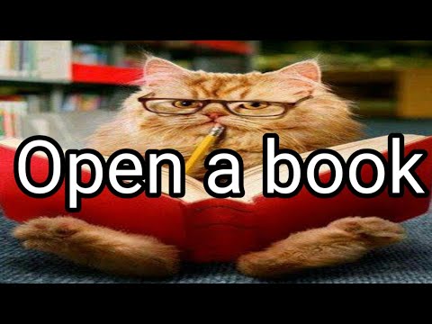 Open a book poem for kids. - YouTube