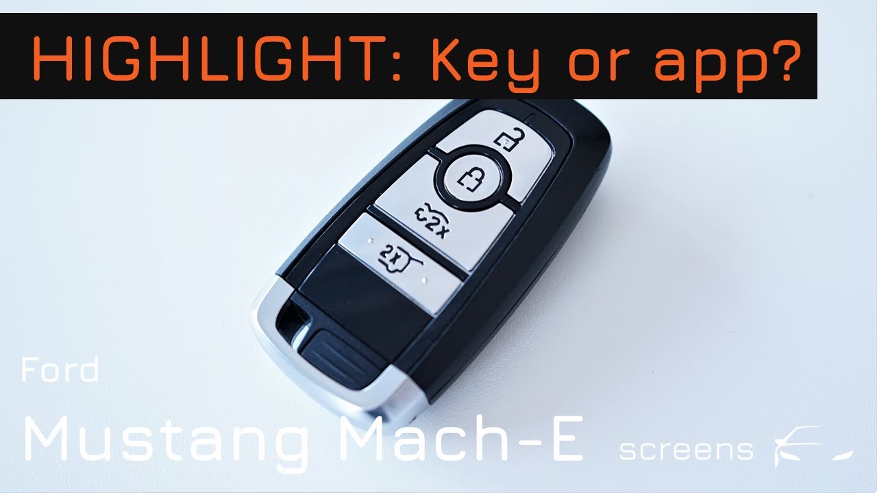 Ford Mustang Mach E | Let's start the vehicle via the application - YouTube