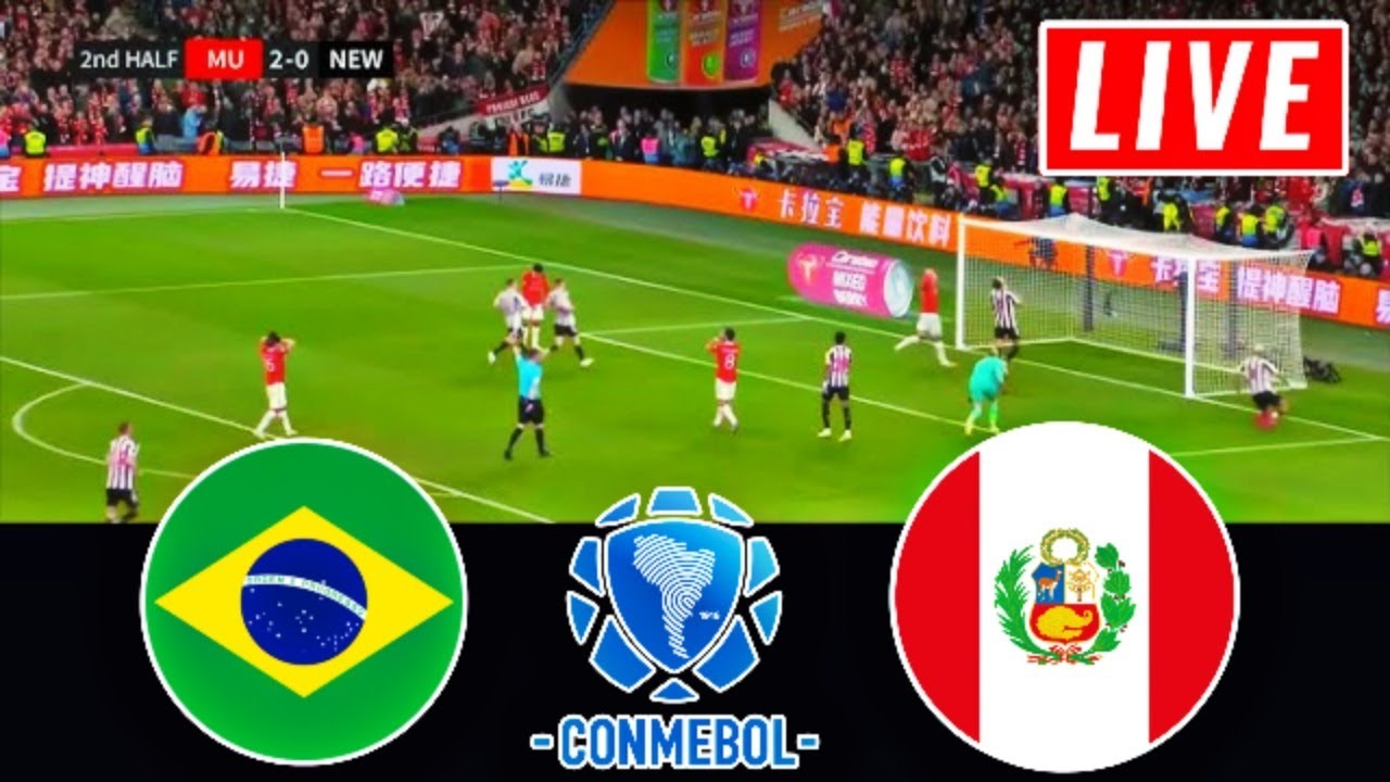 Brazil vs Peru Live Football | World Cup Qualifications Match 2023 ...