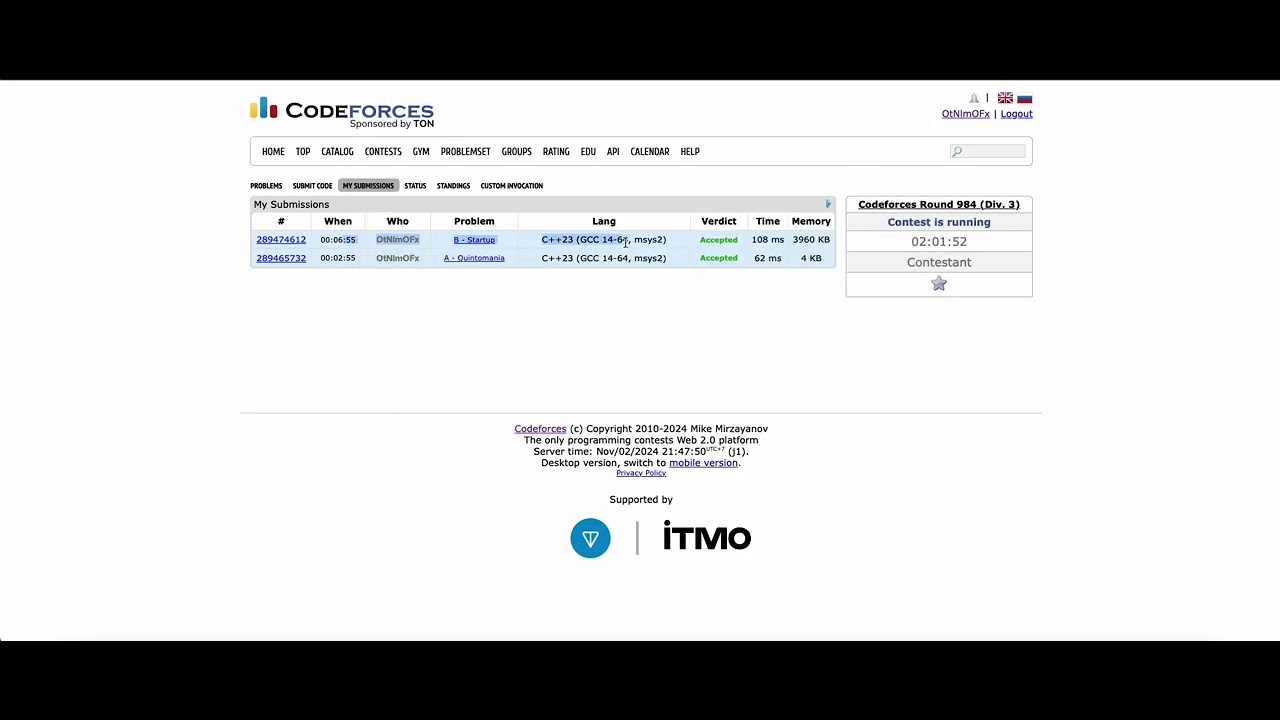 Codeforces Round 984 (Div. 3) B: Startup FREE SOLUTIONS - YouTube Codeforces Round 984 (Div. 3) B: Startup FREE SOLUTIONS - YouTube