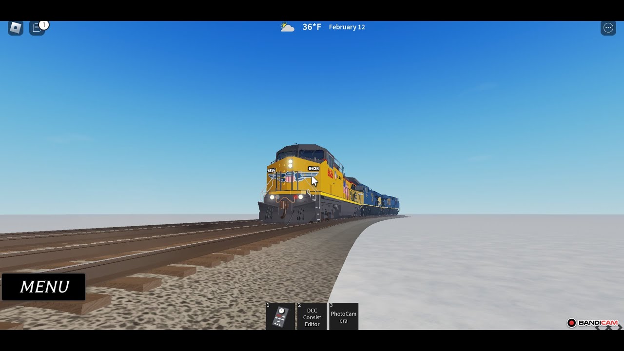 Union Pacific AC4400CW-Leading CSX ES40DC-Coal Train. [Ro-scale Roblox ...