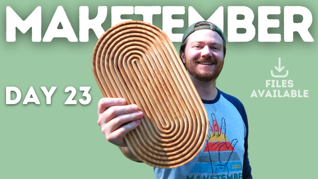 Easy CNC Woodworking Projects- Trivet - YouTube