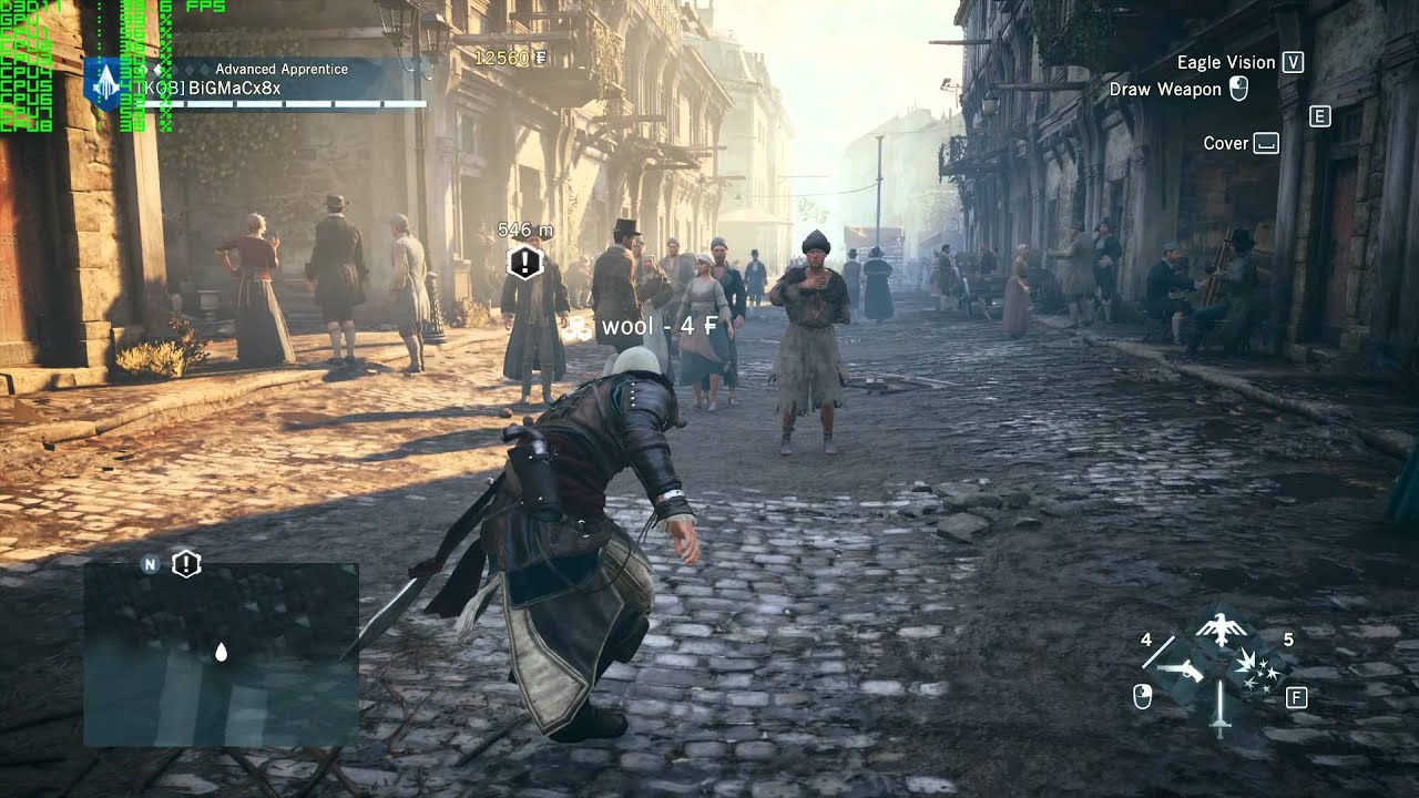 Assassin's Creed Unity - Gigabyte GTX 970 G1 Gaming - 1080p Ultra ...