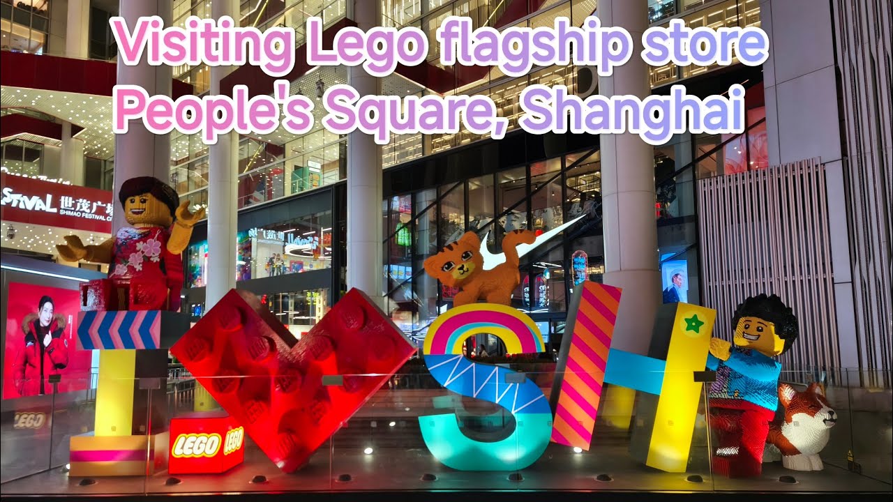 Visiting the Shanghai flagship Lego store, my first Jordan shop visit ...