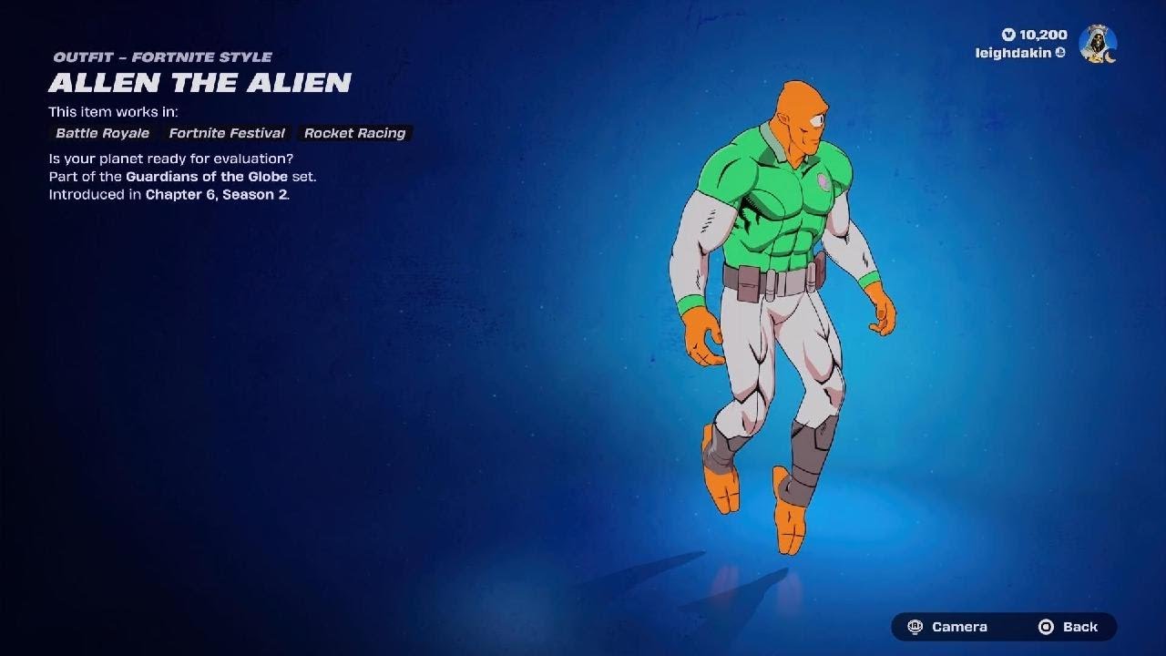Fortnite ALLEN THE ALIEN BUNDLE+TYGRIS+INVINCIBLE BUNDLE+CROCS NEW ...
