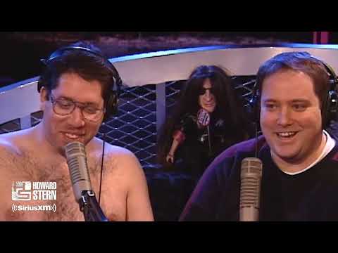 Etan G on Howard Stern High Pitch Eric kisses Benji to get #TheJewishRapper on the air. 2-11-1999