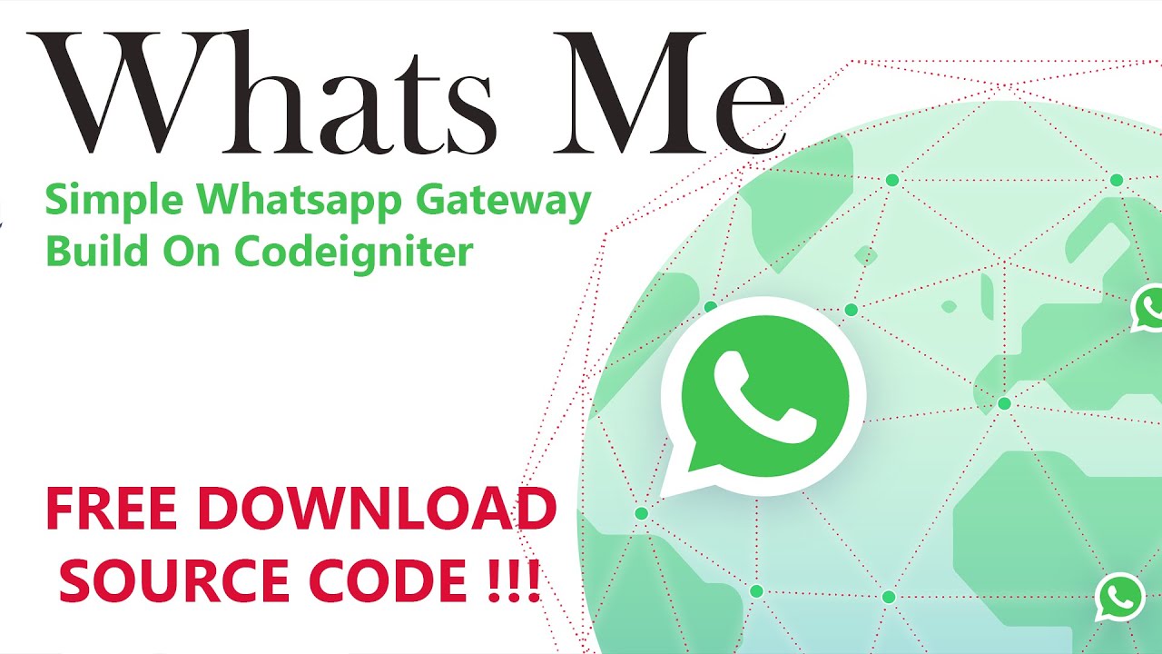 WhatsApp Gateway Build In Codeigniter - Free Download - YouTube