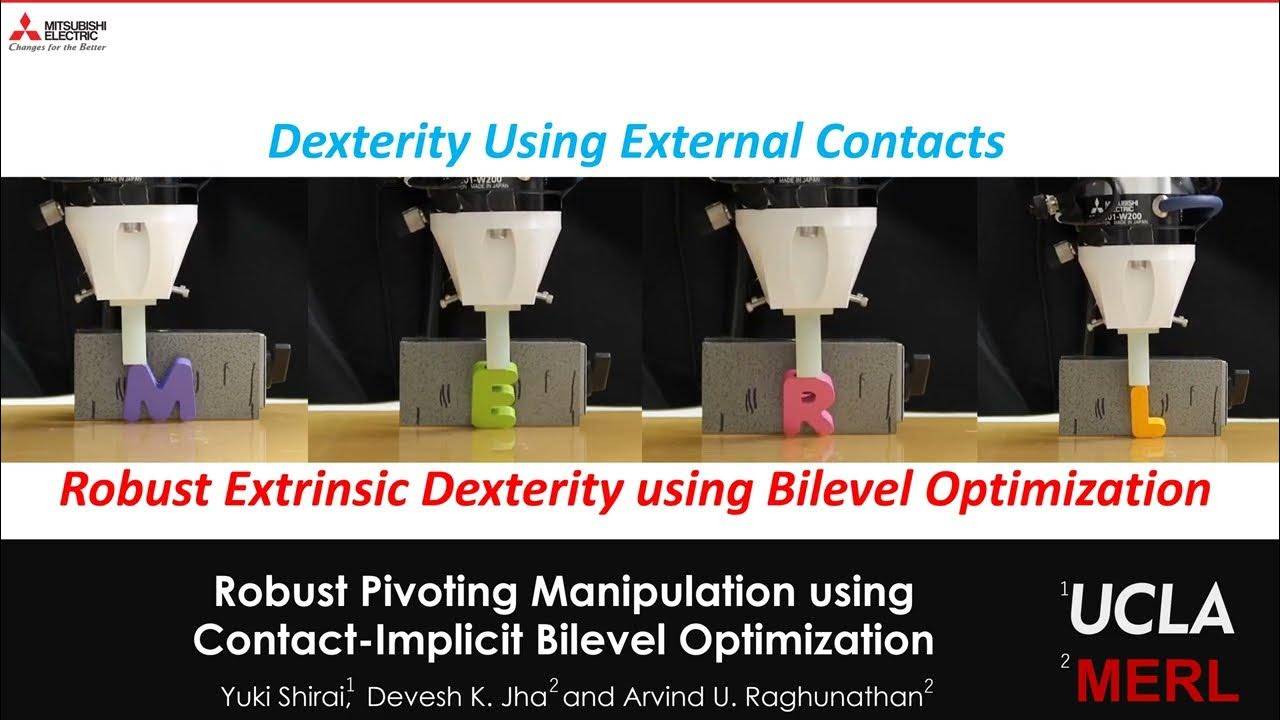 Robust Pivoting Manipulation Using Contact Implicit Bilevel Optimization Youtube