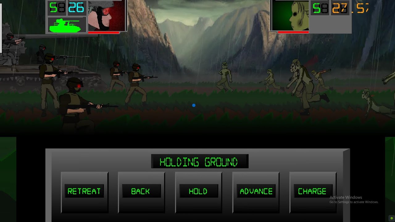 a old flash game i have some memory of autumn war - YouTube