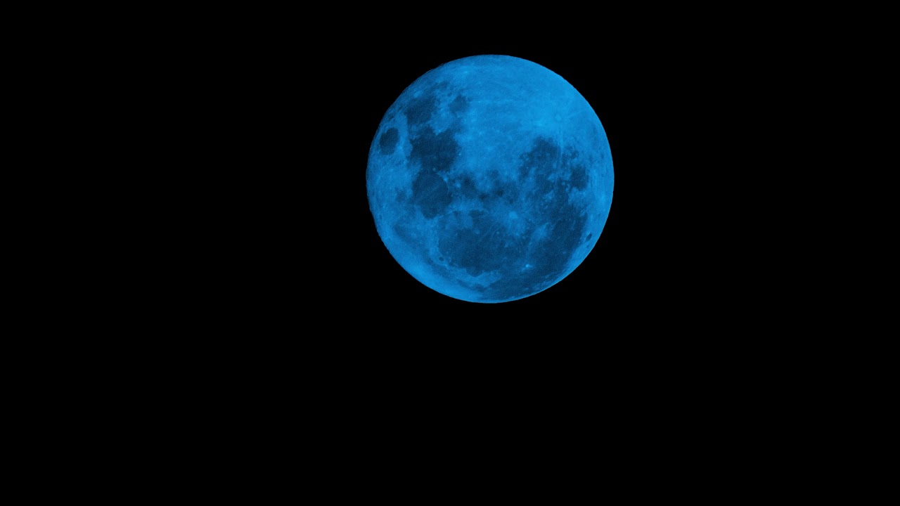LUNA LLENA AZUL 31-10-2020 4K - YouTube