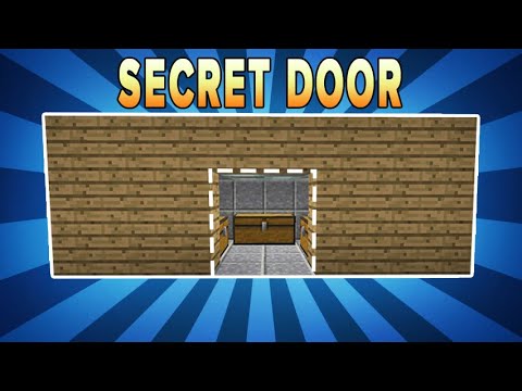 How to Make a Secret Door in Minecraft(EASY) - YouTube