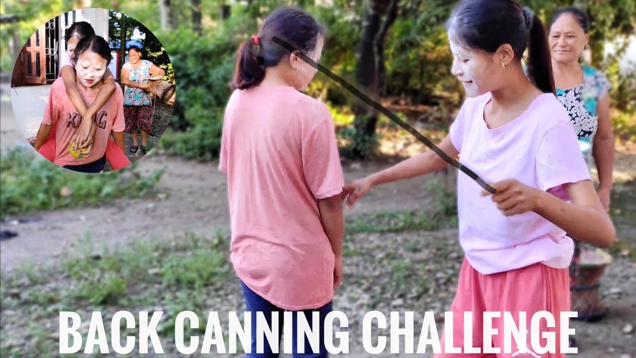 Back Canning & Face Paint Challenge / Looser Get Back Canning / Funny ...