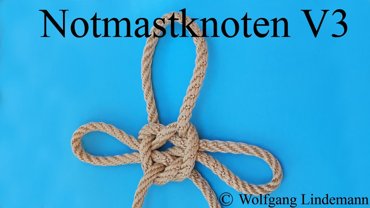 Notmastknoten V3 (Jury Mast Knot V3) - YouTube