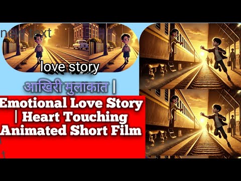 आखिरी मुलाकात | Emotional Love Story | Heart Touching Animated Short ...