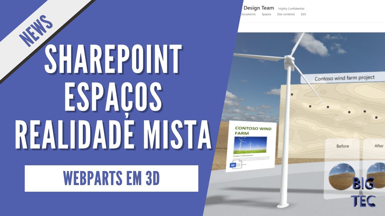 SharePoint Espaços - Realidade mista - 3D - Novo recurso - YouTube