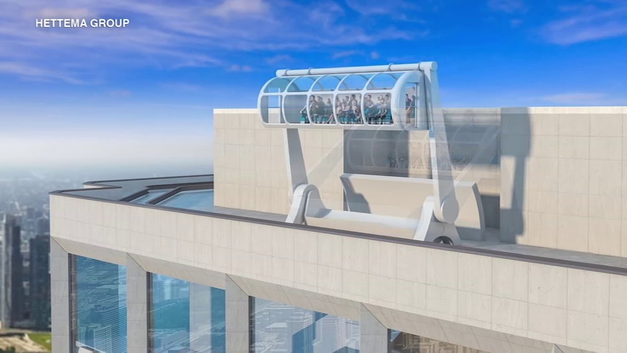 Aon Center releases observation deck plan - YouTube