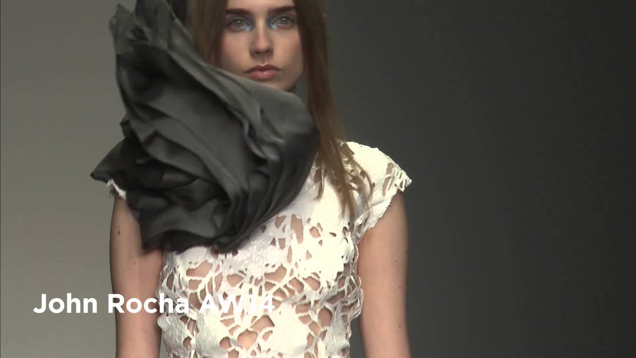 John Rocha London Fashion Week show: John Rocha AW14 Collection - YouTube