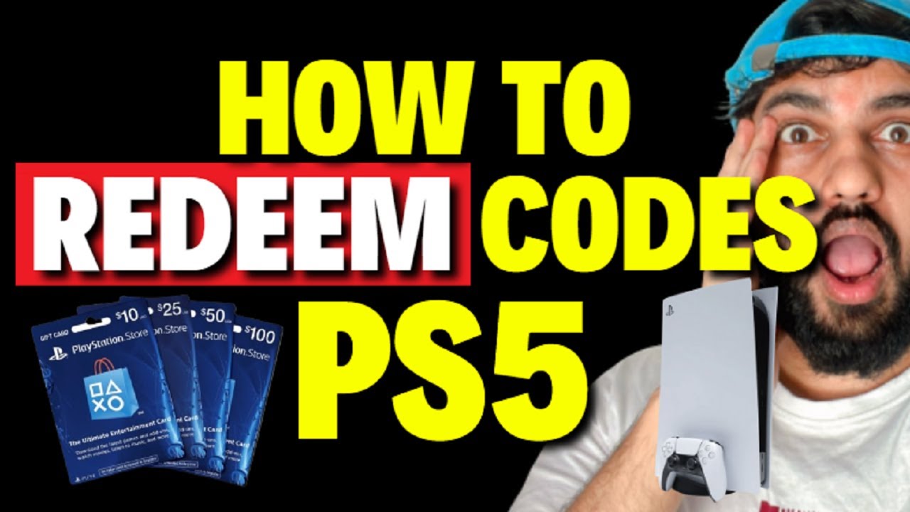 How To Redeem Codes On PS5 - YouTube