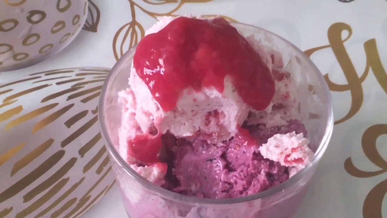 Koken met ZOZO گالاص أو آيس كريم الفواكه سهل وبسيط Ice Cream - YouTube