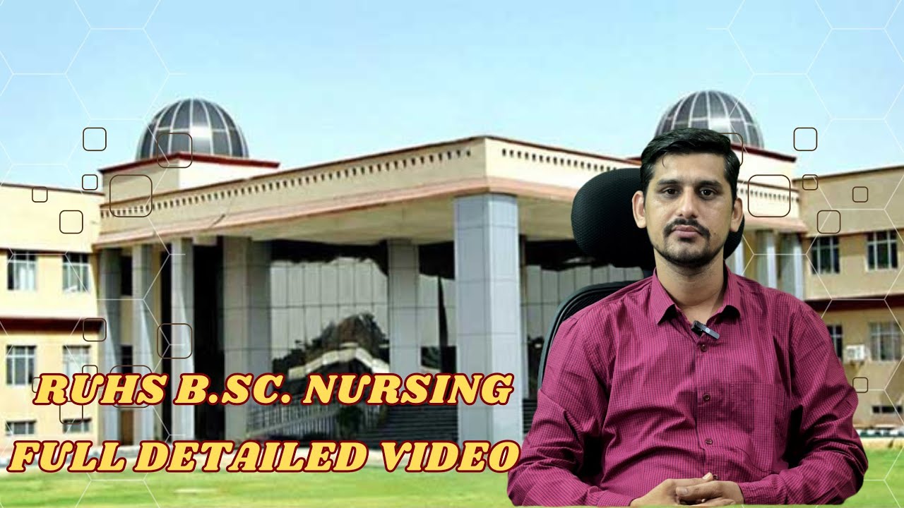 RUHS B.SC. NURSING FULL DETAILED VIDEO BY NARENDRA TANDI SIR # ...