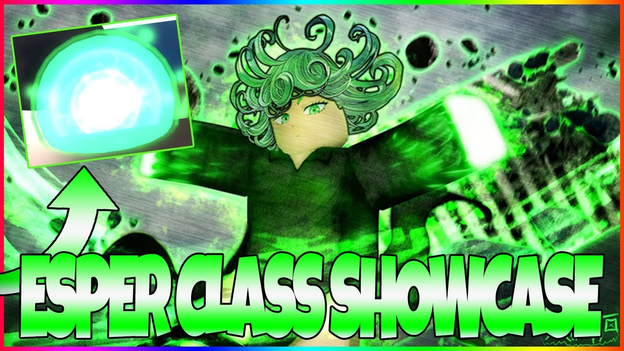 ESPER CLASS SHOWCASE IN RO-PUNCH MAN👊 (ROBLOX) - YouTube