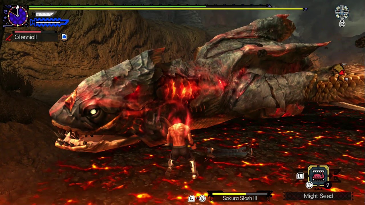 [MHGU] G2 Lavasioth Valor Long Sword 02'57"90 - YouTube