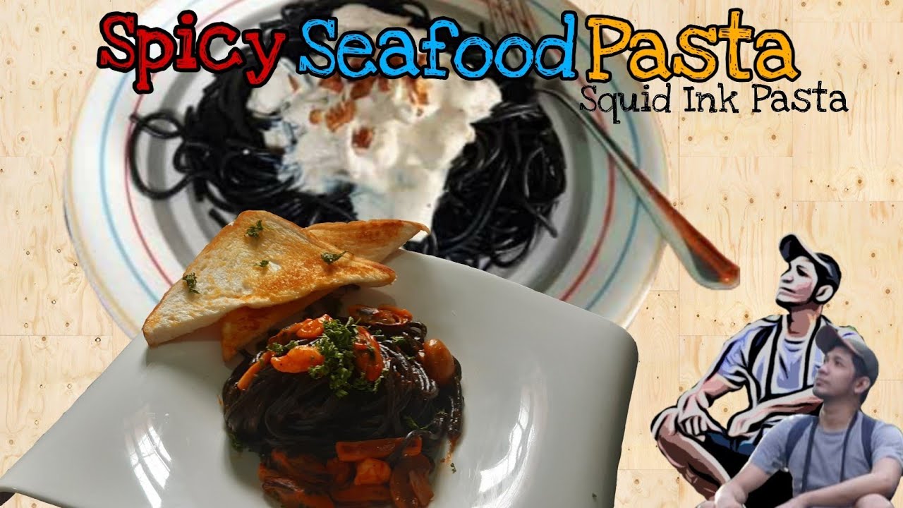 Black Pasta (Spicy Seafoods Sauce) - YouTube