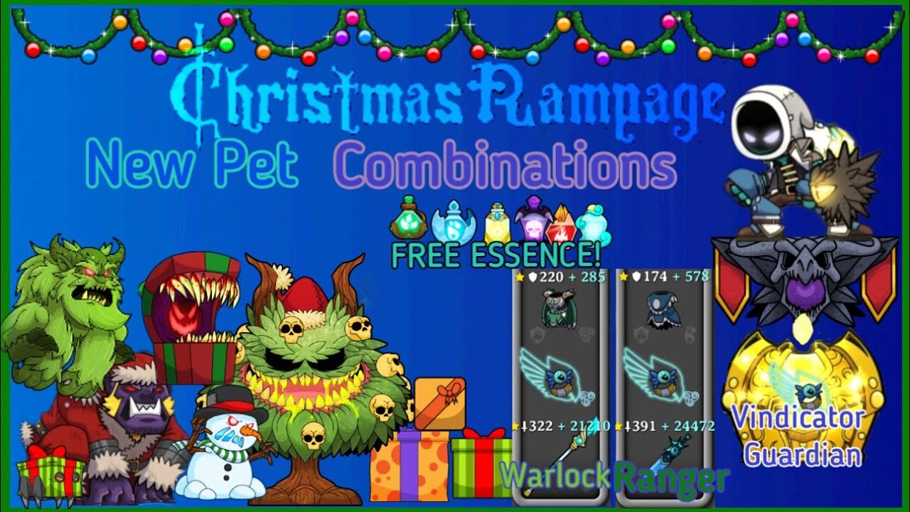Magic Rampage.Weekly Dungeon.Christmas Rampage 2021.Priest Gameplay ...