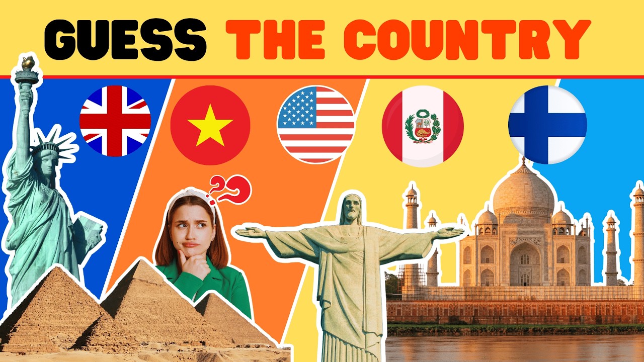 Guess The Country by the Landmark Quiz #1 | Geography Quiz | General ...