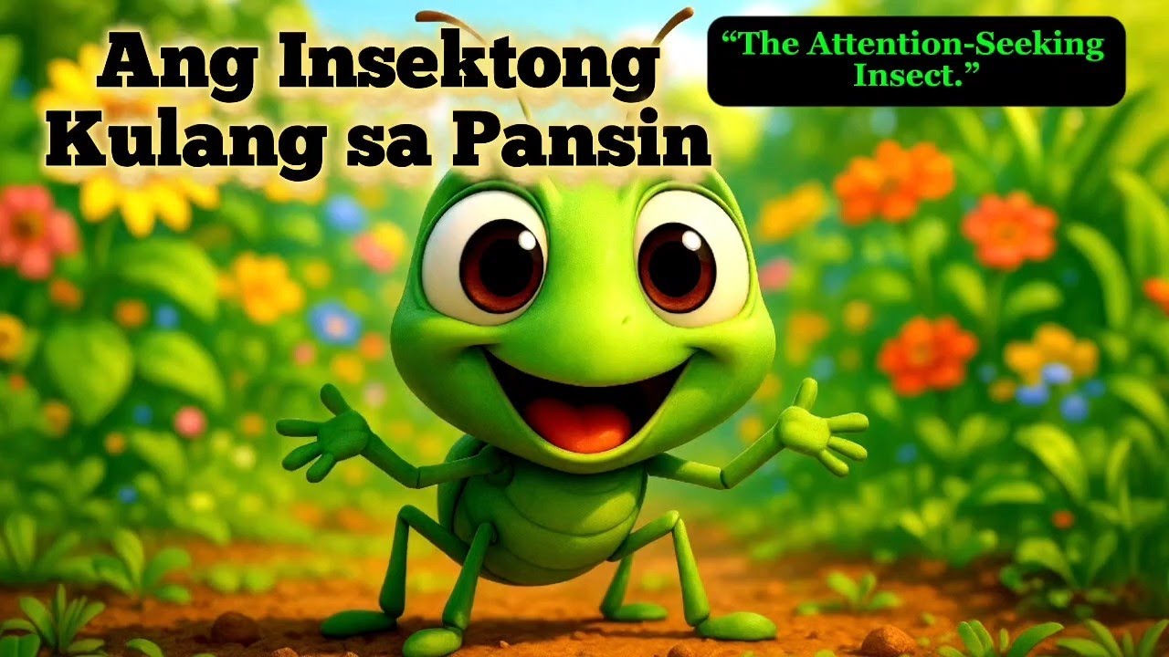 ANG INSEKTONG KULANG SA PANSIN | Kwentong Pambata | Tagalog Story ...