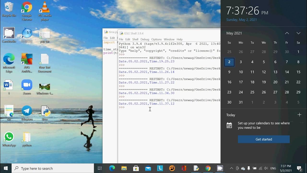 Python Display Date Time Using Time Module Youtube 6863