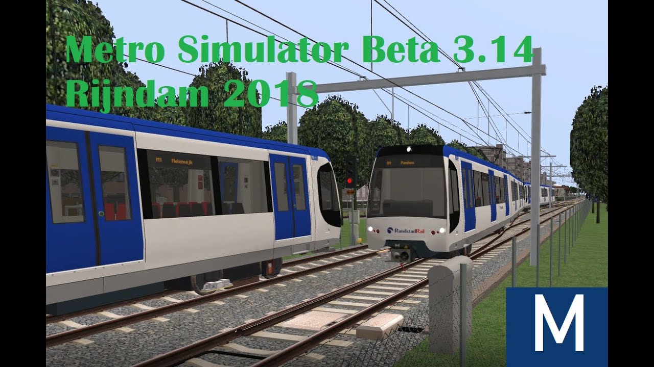 Metro Simulator Beta 3.14 Rijndam 2018 - YouTube