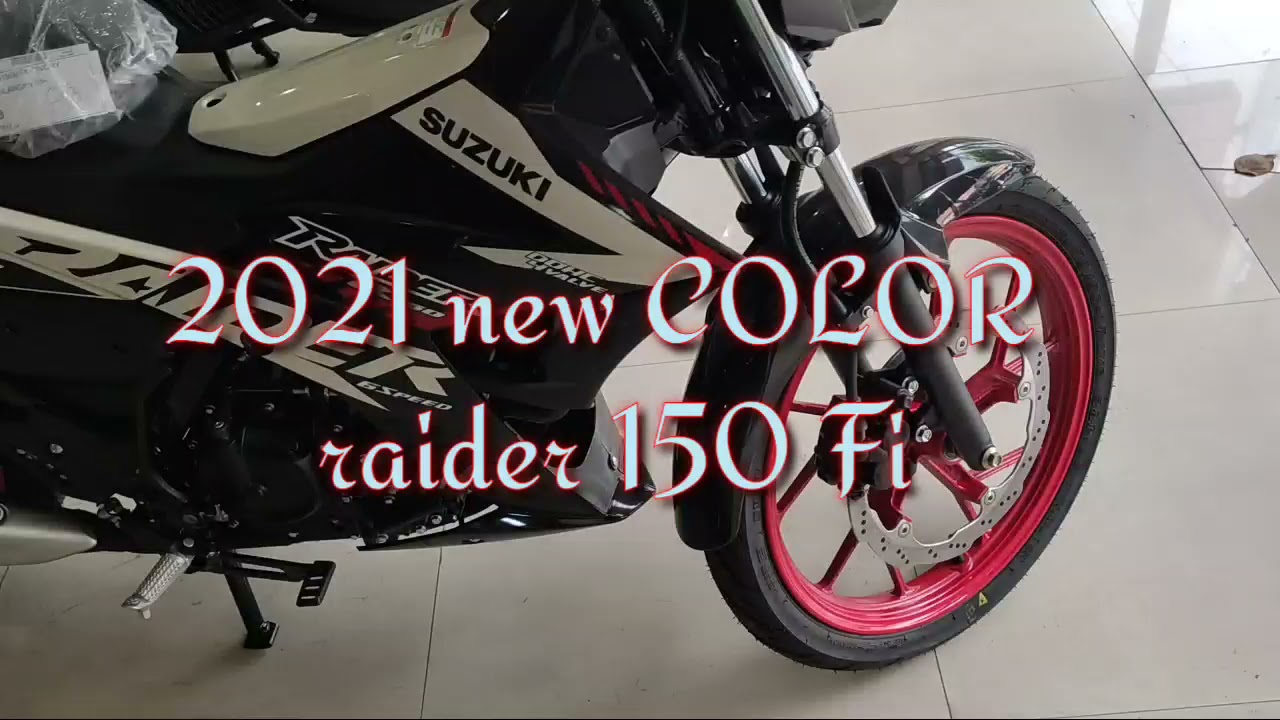 SUZUKI Raider FI 150 NEW COLOR (2021) - YouTube