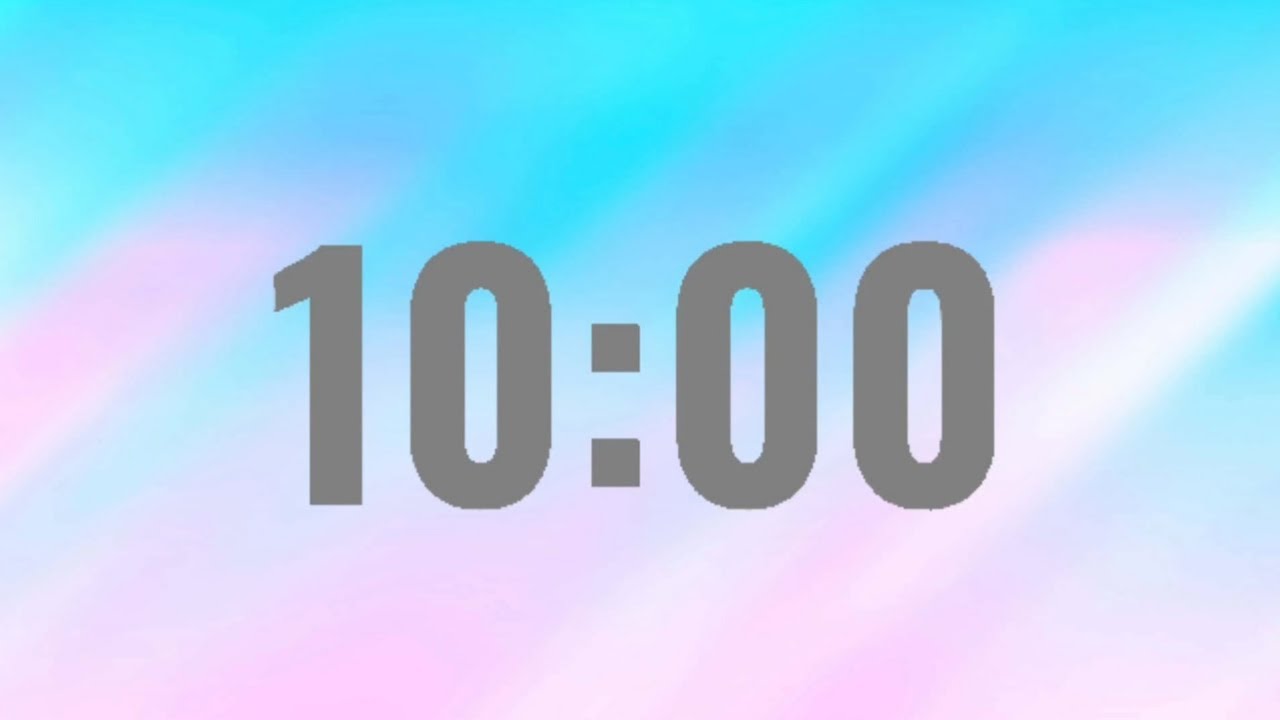 10 Minute Timer Silent Countdown With Ending Alarm 🌸| Timer 10 Minutes ...