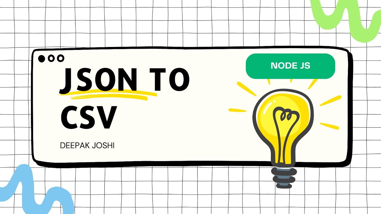 đjson To Csv Nodejs Deepak Joshi Tech Project Project Development Logic Explanation đ 5581