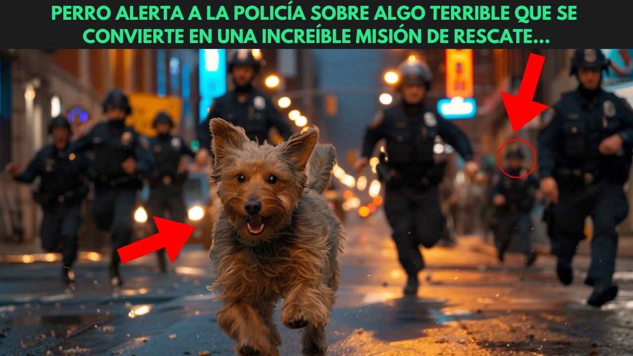 PERRO ALERTA A LA POLICÍA SOBRE ALGO TERRIBLE QUE SE CONVIERTE EN UNA ...
