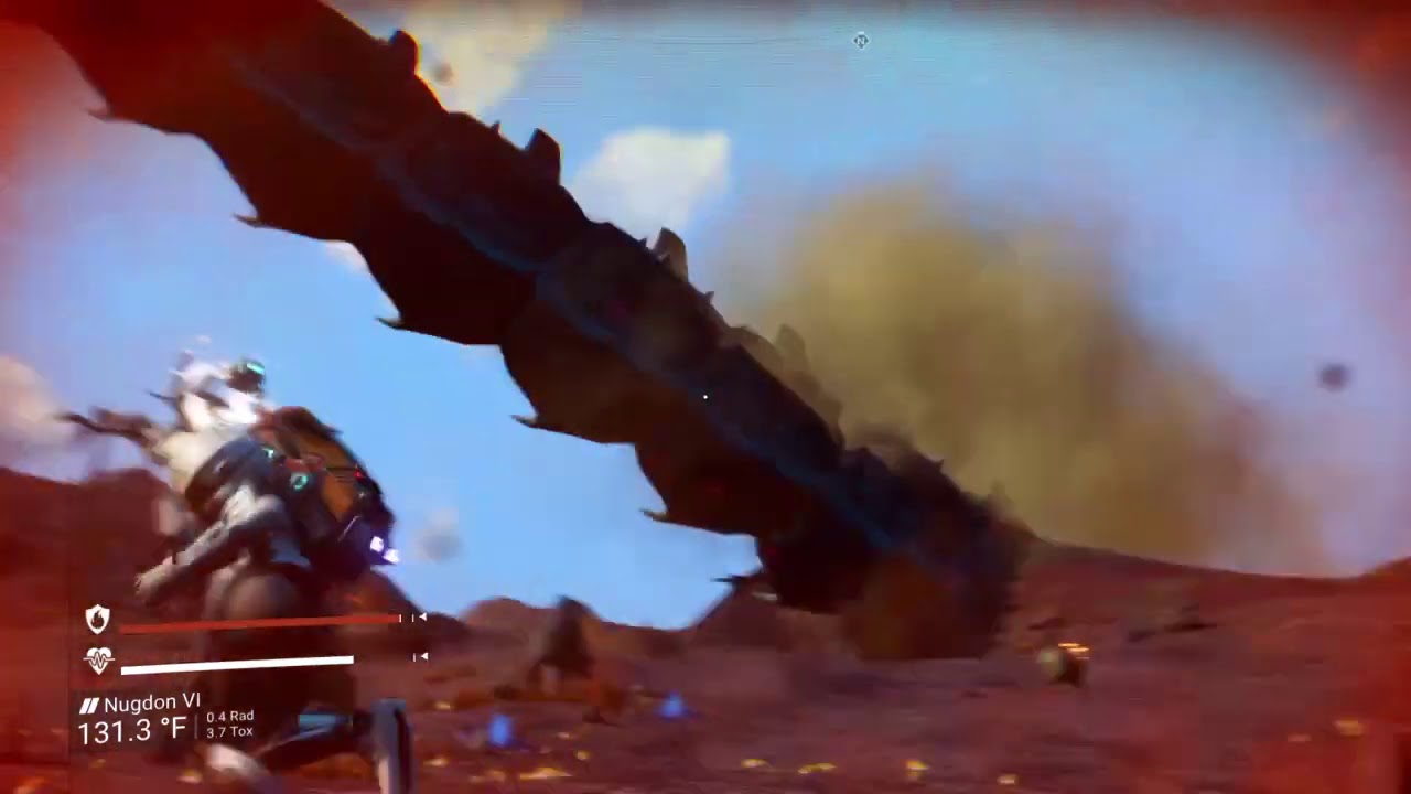 First Sandworm! | NMS | PS4 - YouTube