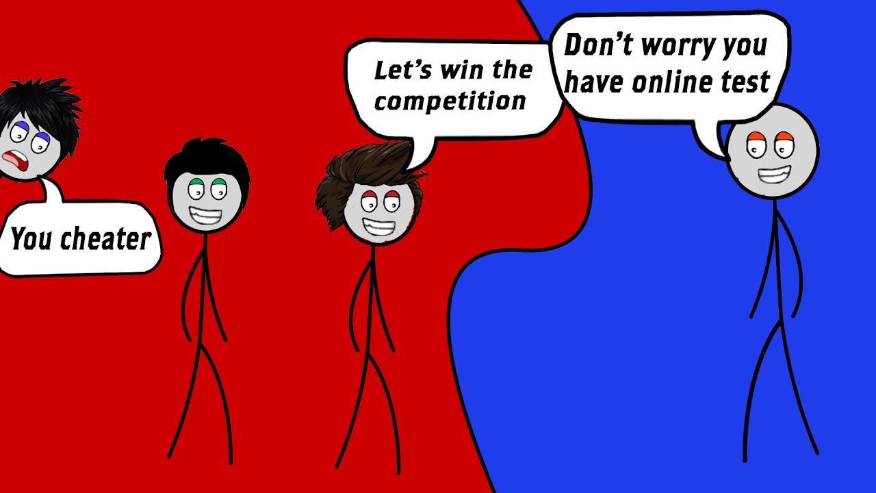 When a gamer has online test | Harry PlayZ | Stickman series - YouTube
