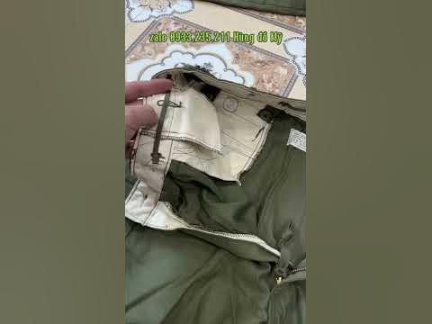 Quần M65 khoá đồng Chuẩn Zin 100% mới 100% Bụng 88/90 dài 110 - YouTube