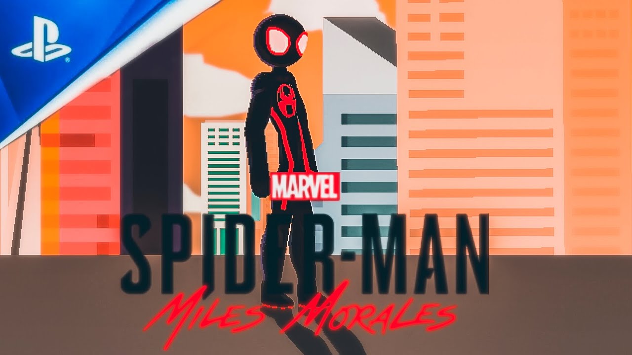 Marvel spider-man Miles morales fan animation stick nodes - YouTube