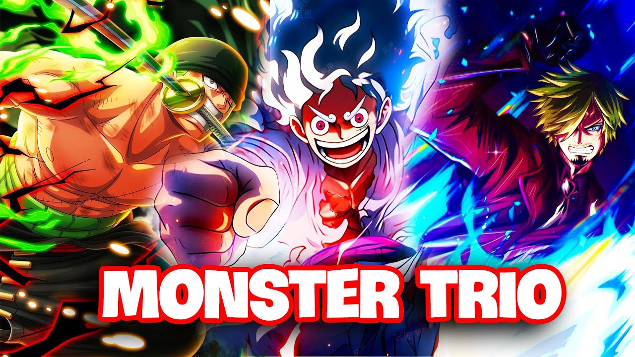 The monster trio of Luffy, Zoro, and Sanji defeated Kaido , King and Queen - YouTube