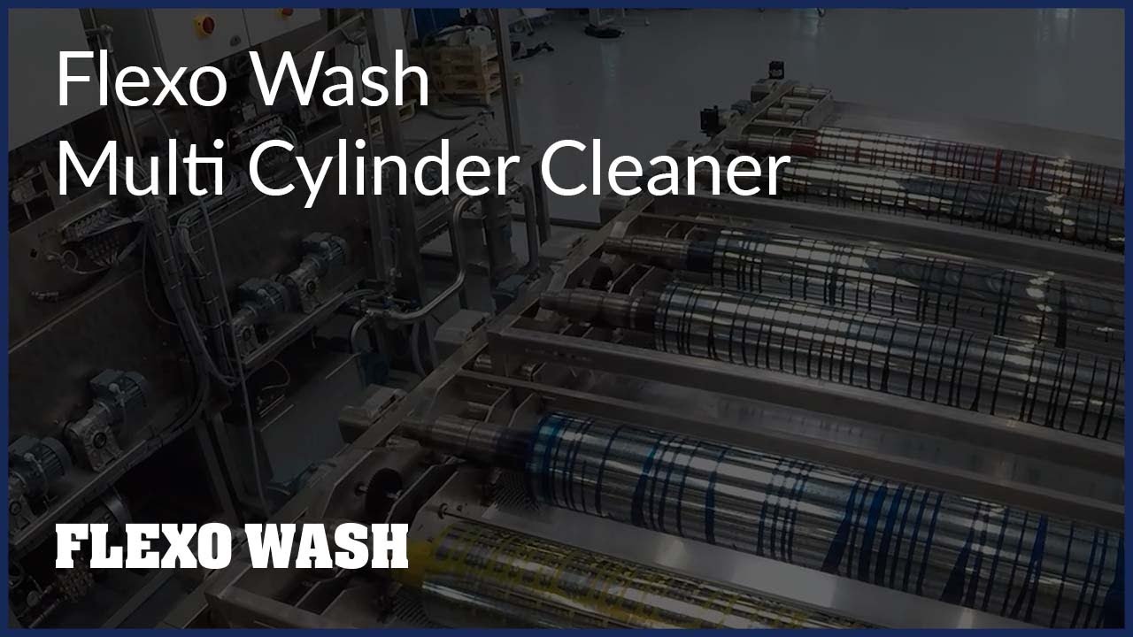 Flexo Wash Multi Cylinder Cleaner - YouTube