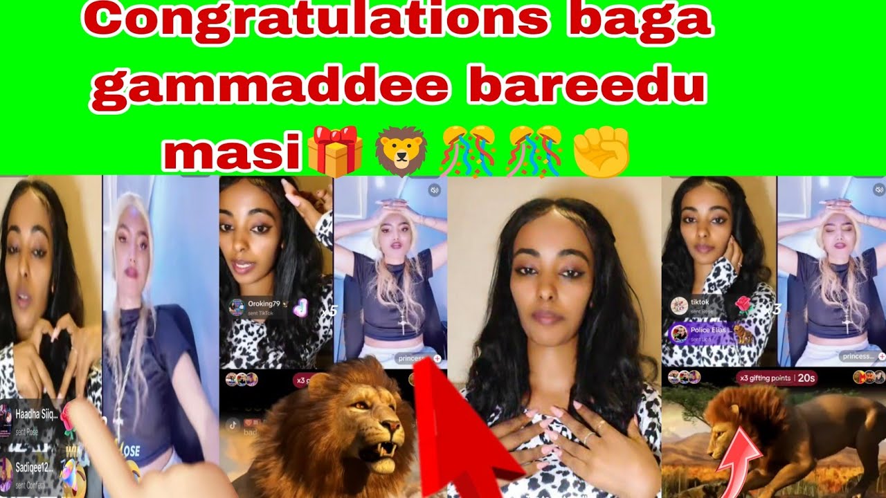Congratulations masi baga irraa ante bareedu koo 🎊🎊🎊🎉🎉😍😍🎁🦁🦁 - YouTube