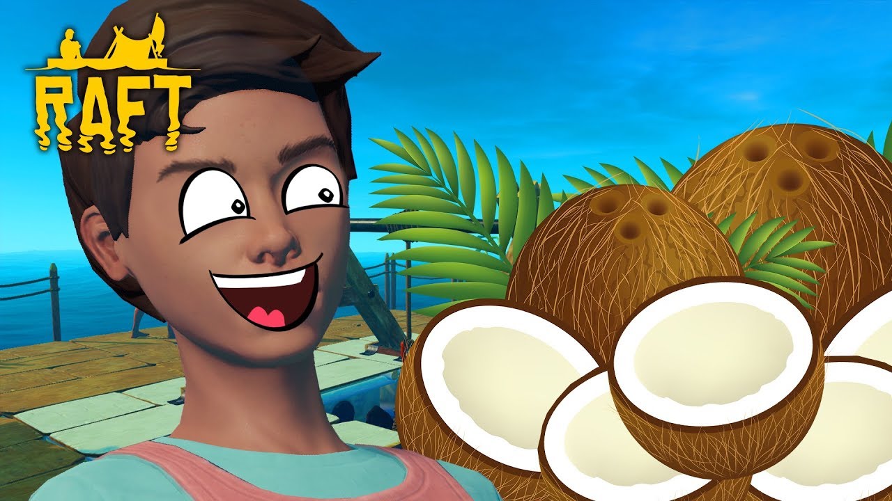 Tasty Bunch Of Coconuts | Raft 1 - YouTube