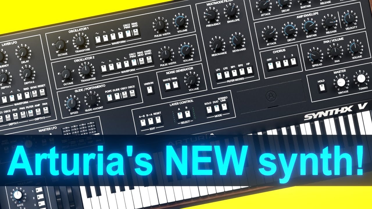 First look at the Synthx V | Arturia's NEW Synth! - YouTube