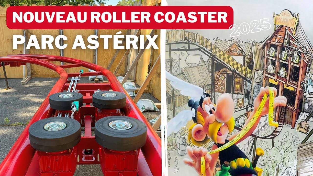 🎢NOUVEAU ROLLER COASTER au Parc Astérix (spinning coaster) - EDB Actus ...