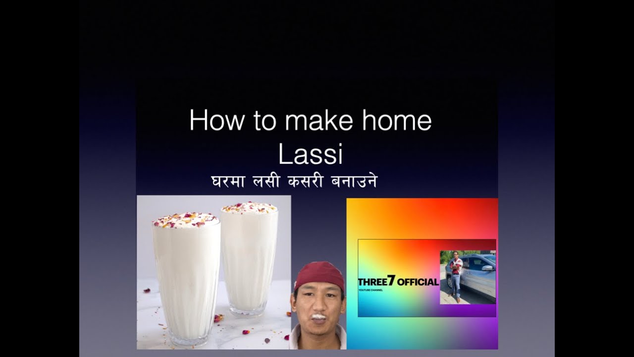 how to make home lassi - YouTube